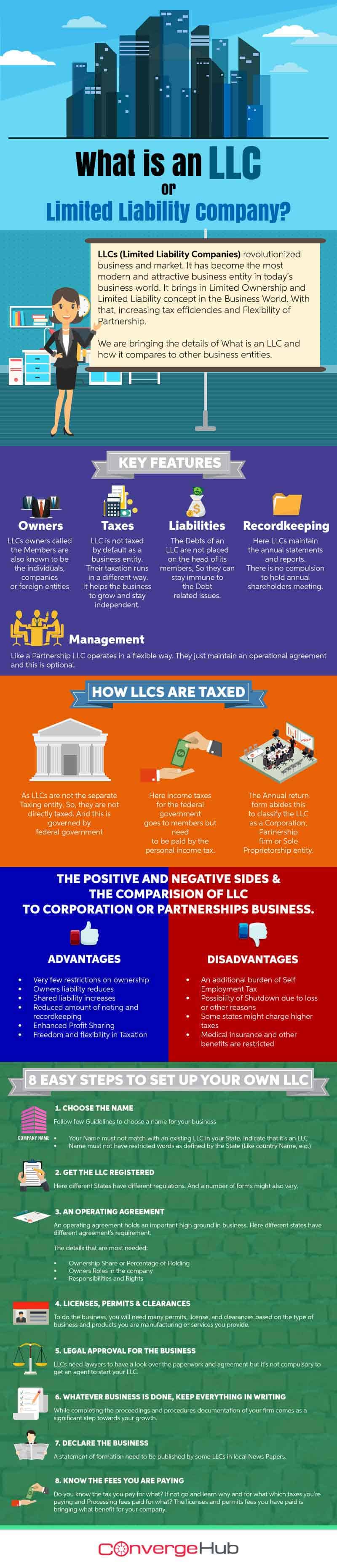 What is an LLC or Limited Liability Company Lean with ConvergeHub